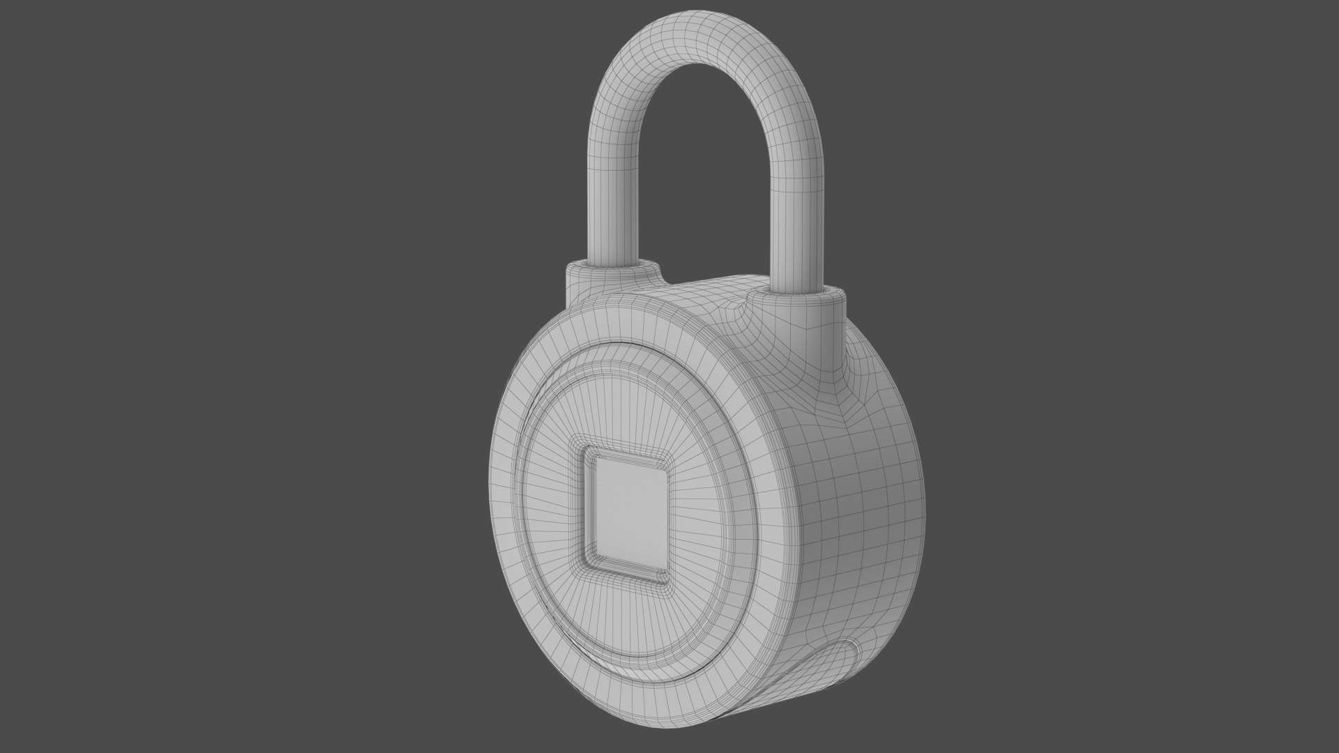 3D Modern Fingerprint Padlock - TurboSquid 1693818
