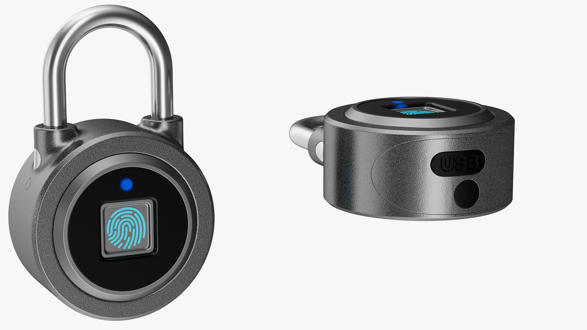 3D Modern Fingerprint Padlock - TurboSquid 1693818