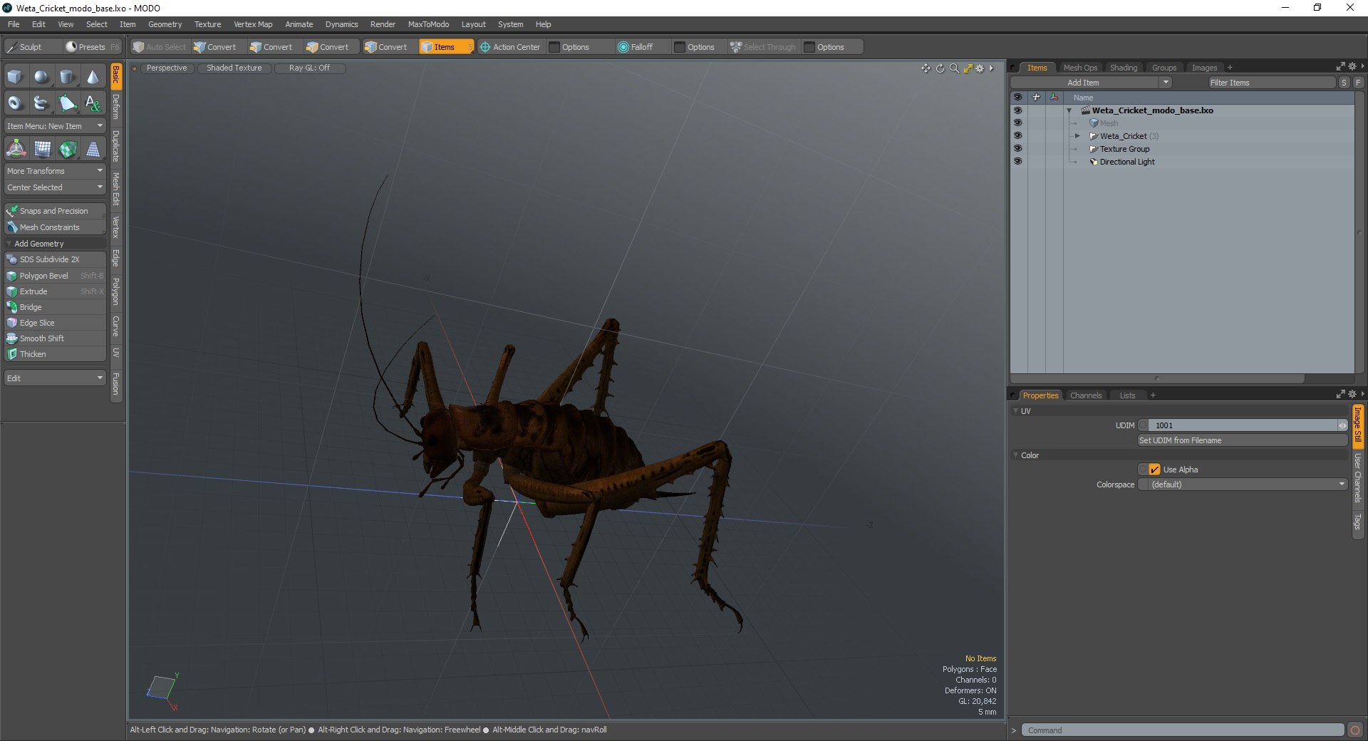 3D Model Weta Cricket - TurboSquid 2211855