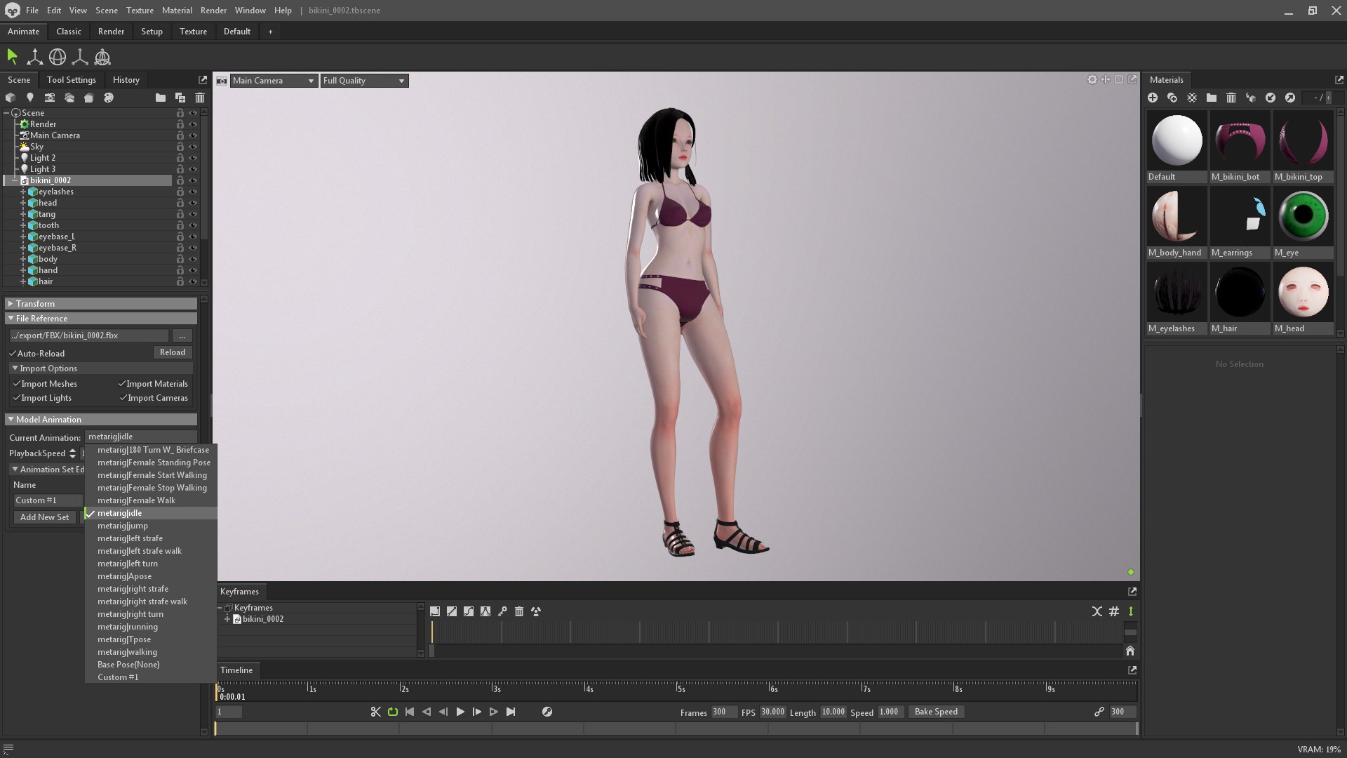 3D Bikini 0002 - UE5 - Unity - Blender - Animated - Realistic Female Character - TurboSquid 2281177
