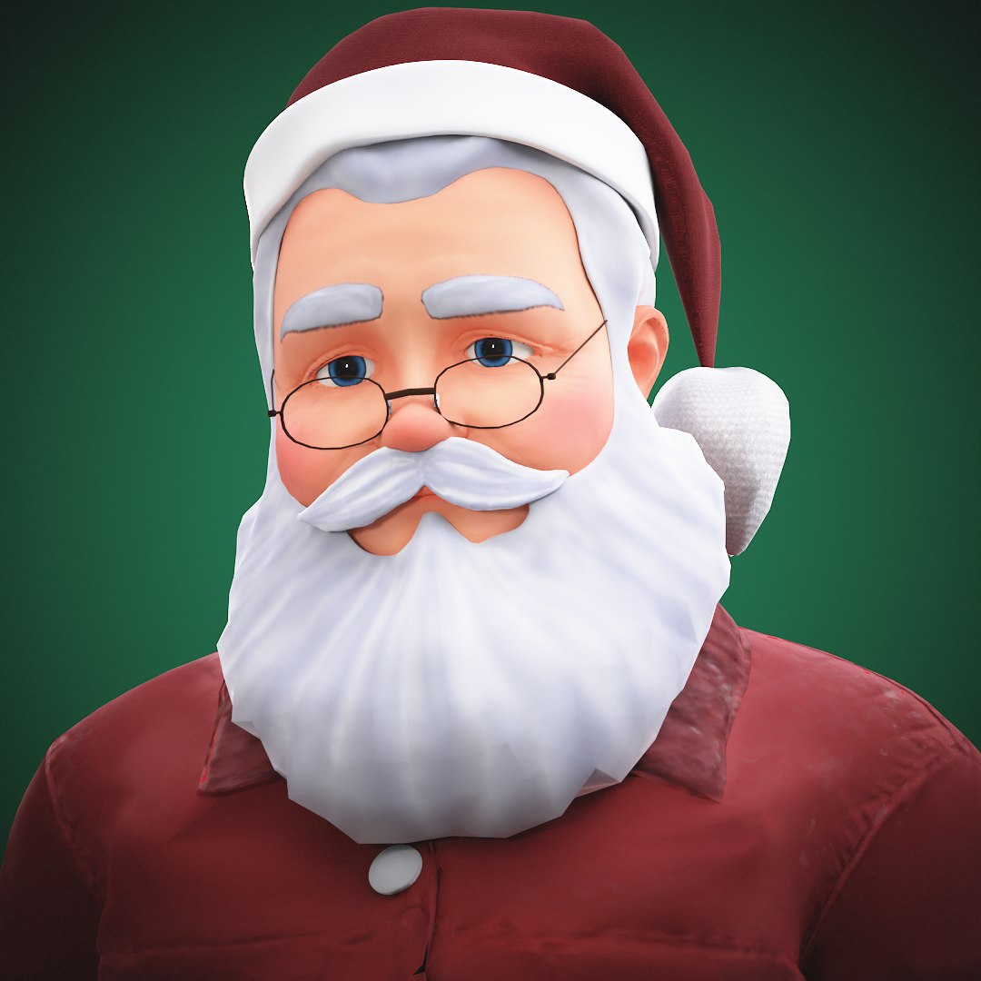 Santa Claus rigged model - TurboSquid 2003476