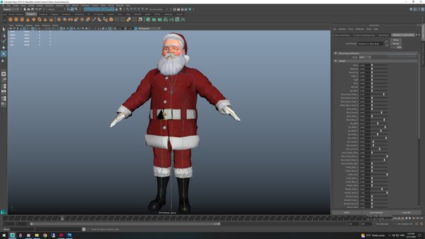 modelo 3d Papá Noel amañado - TurboSquid 2003476
