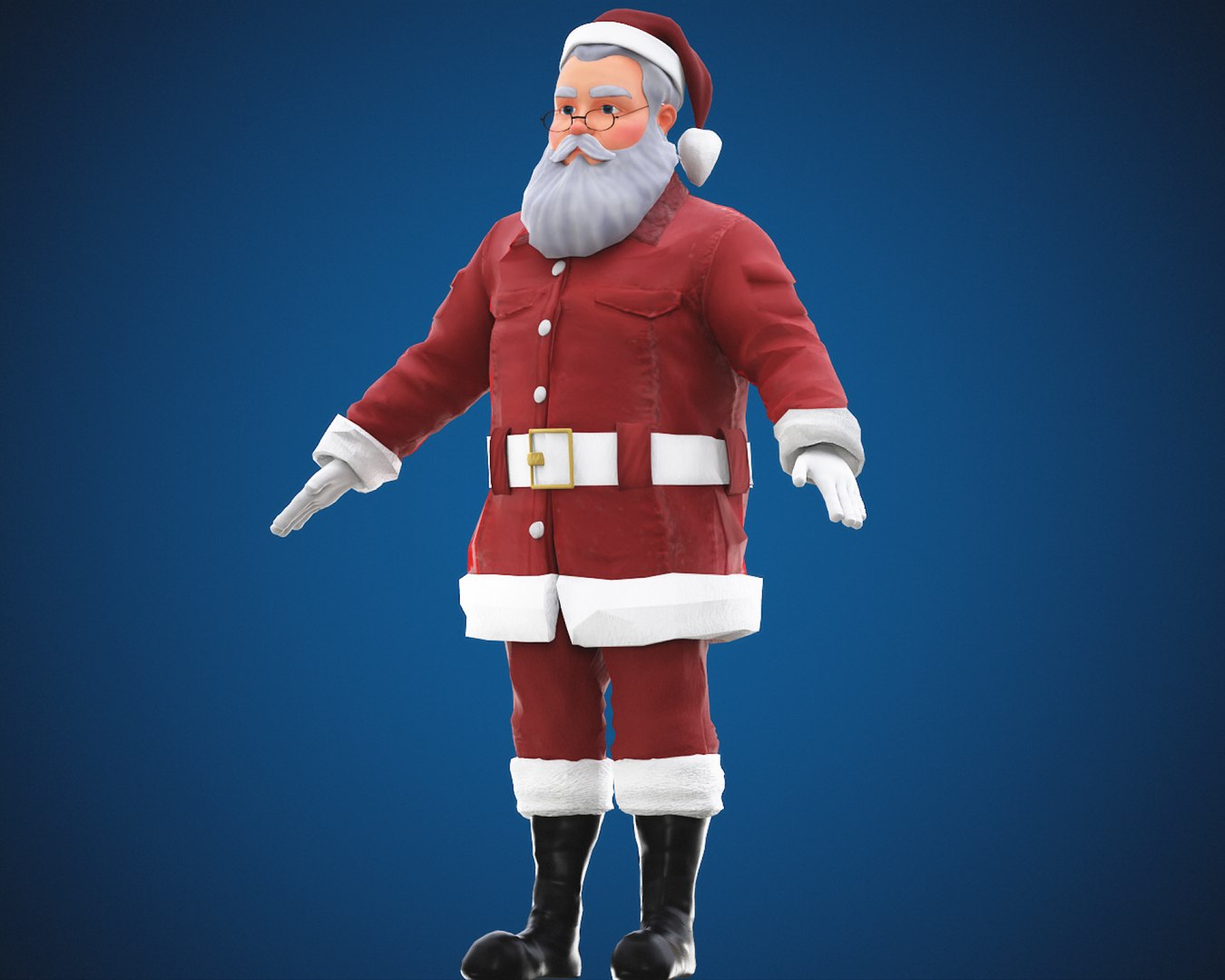 Santa Claus Rigged Model - TurboSquid 2003476