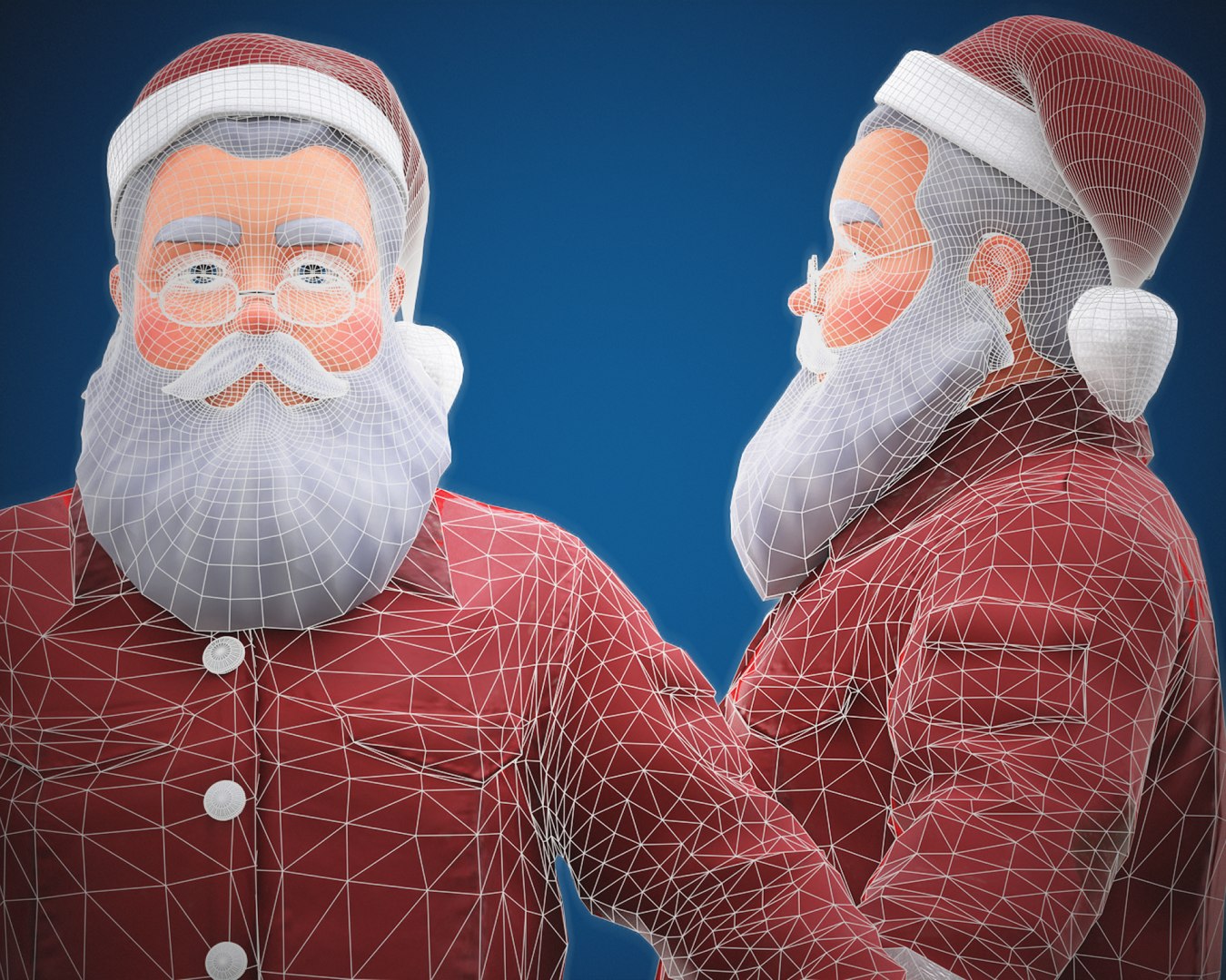 Santa Claus Rigged Model - TurboSquid 2003476