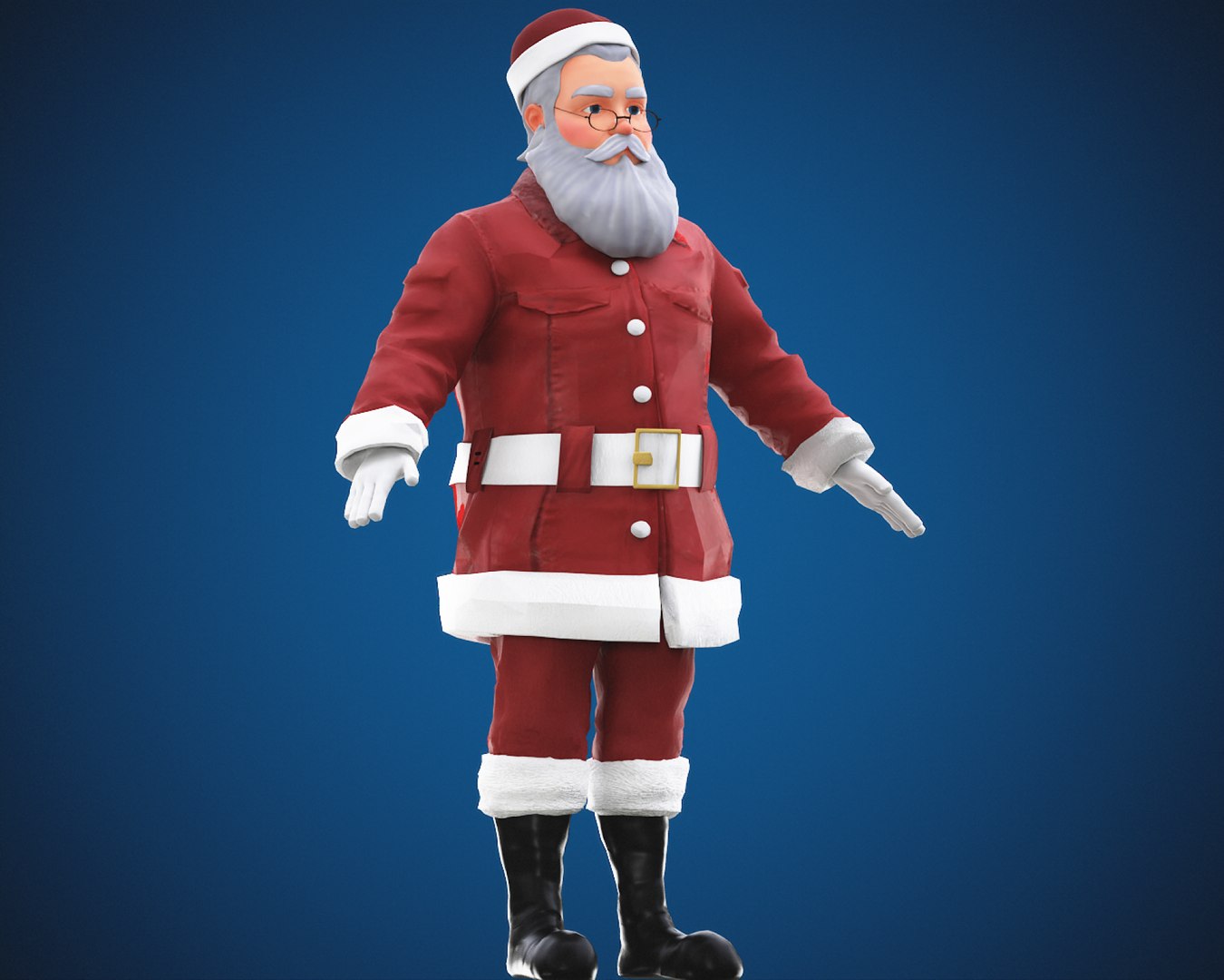 Santa Claus Rigged Model - TurboSquid 2003476