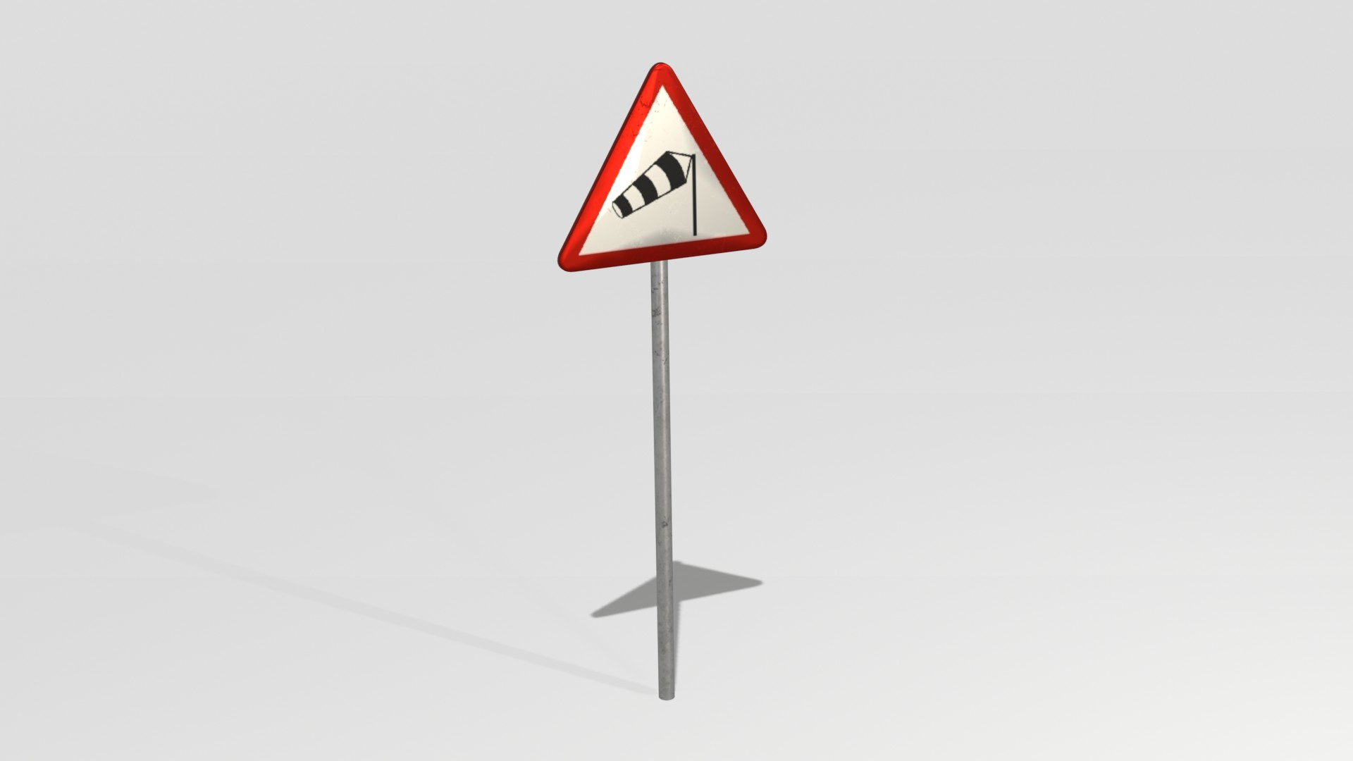 Traffic Sign Wind 3D Model - TurboSquid 2144289