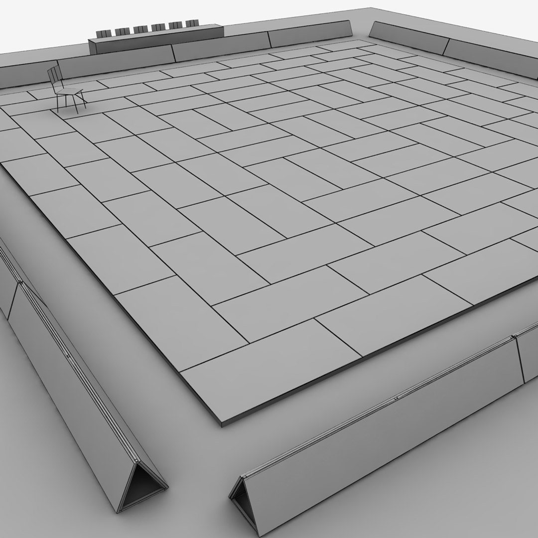 3d Model Judo Arena