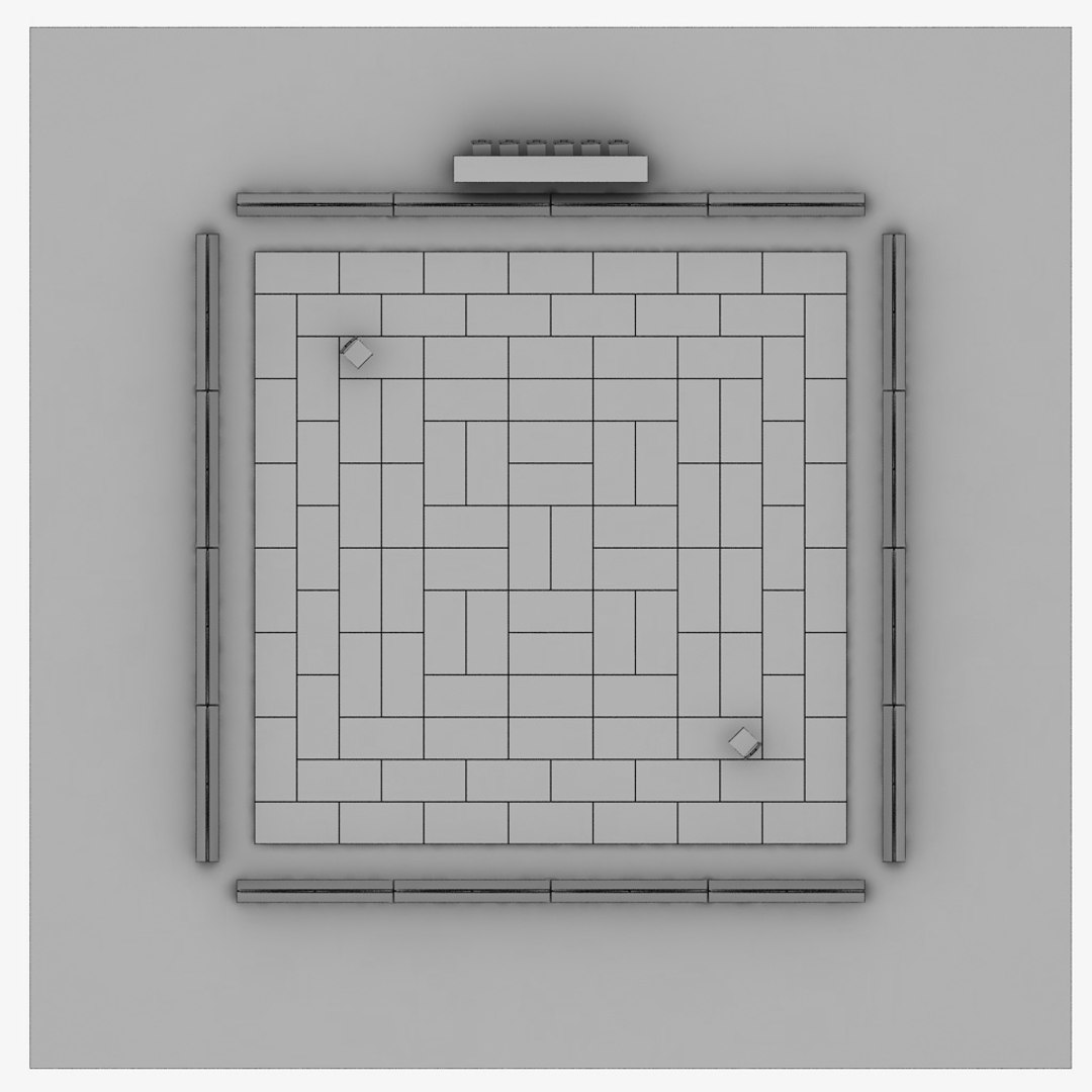 3d Model Judo Arena