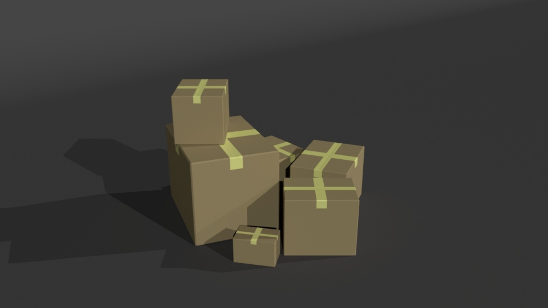 3D boxes model - TurboSquid 1306752