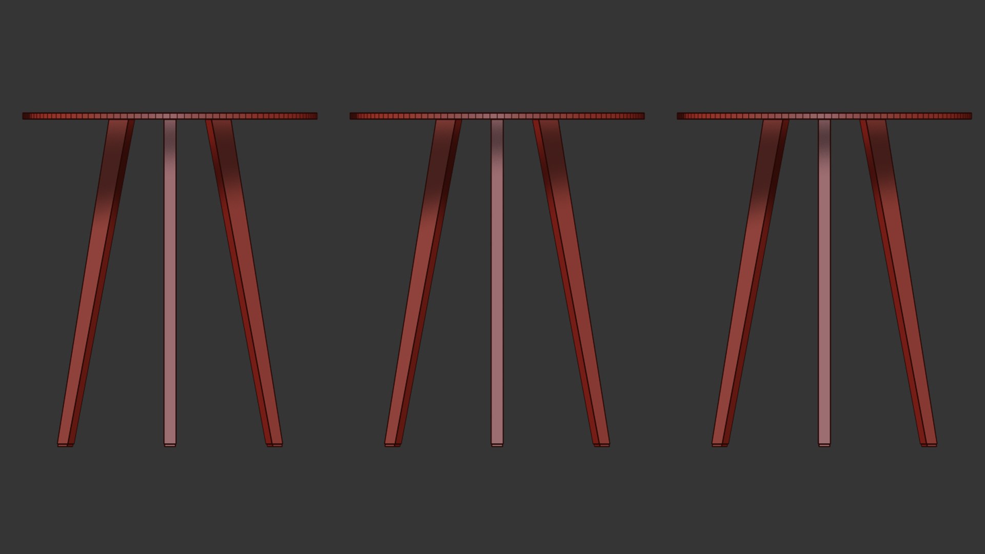 Atlantic Table By Fischer Mobel 3D model - TurboSquid 2106879