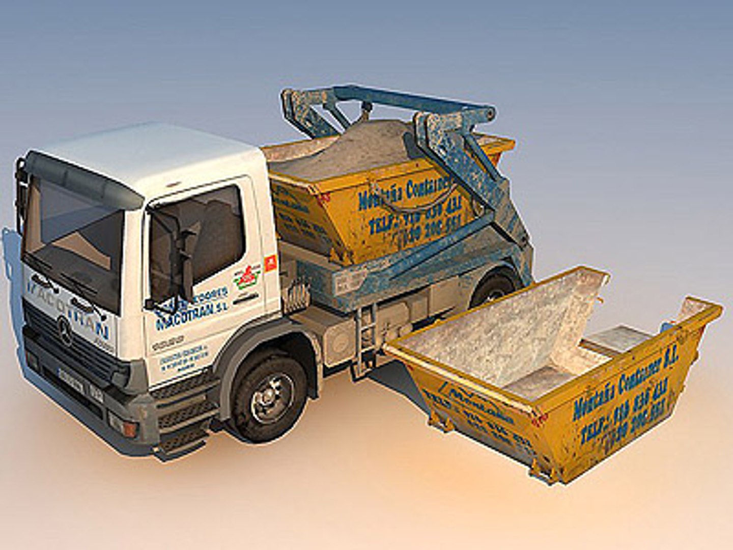 3d Model Of Truck Container