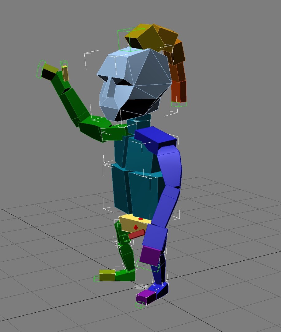 Animation Rigged 3d Model