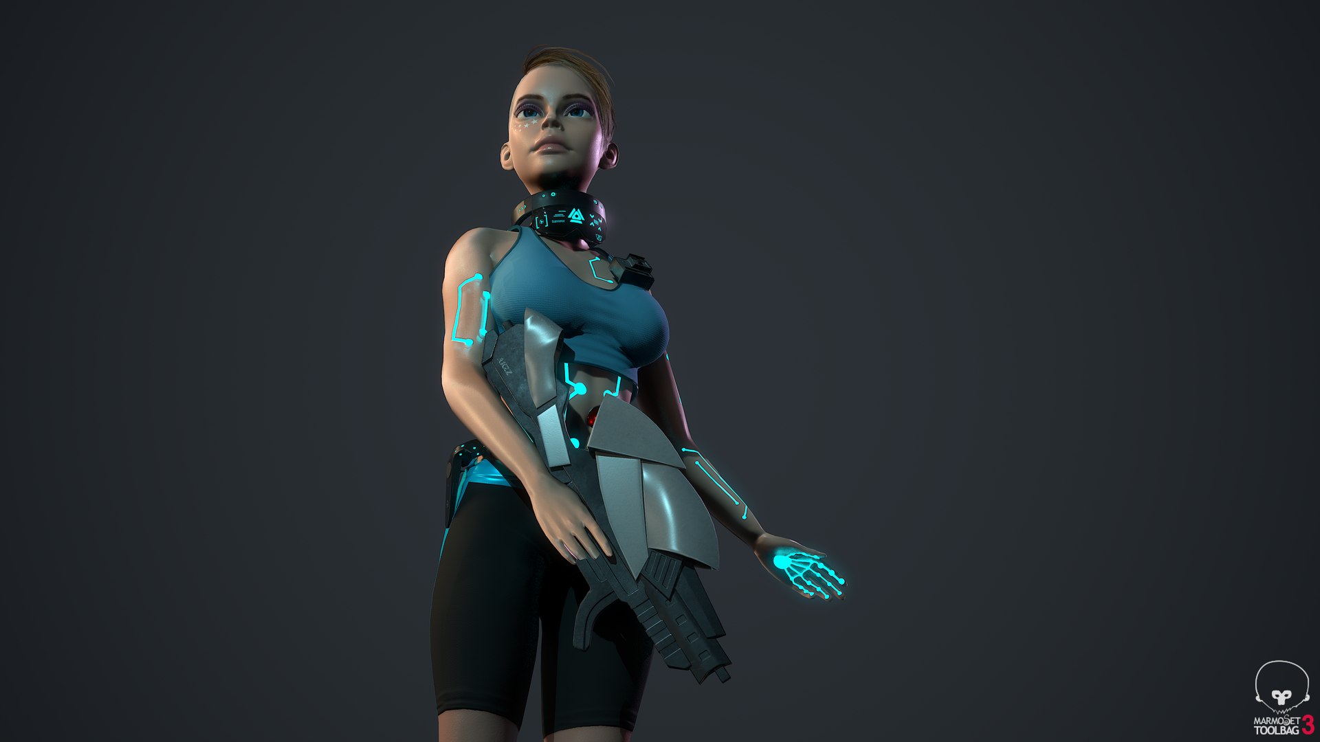 3D Model Girl Gamer - TurboSquid 1412937