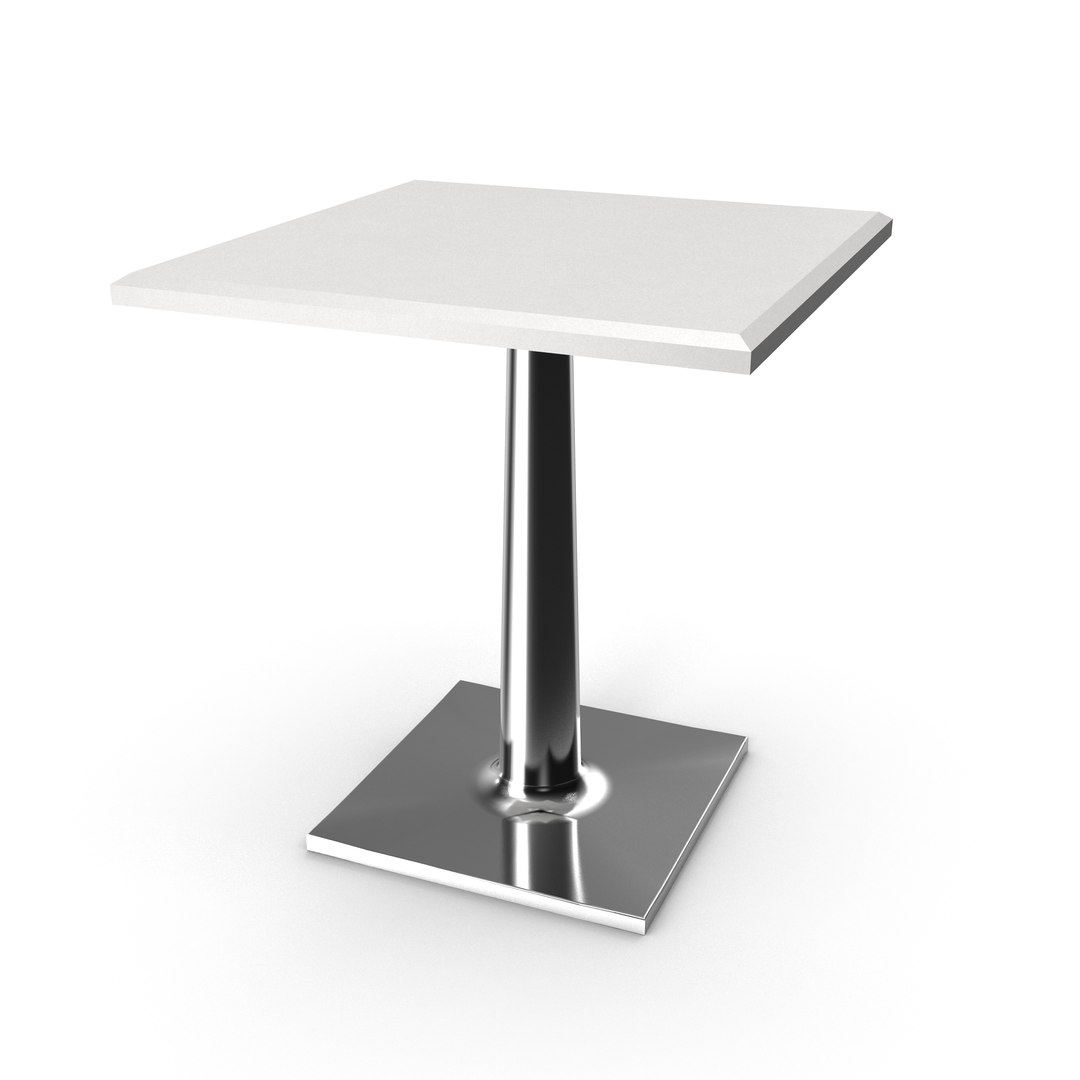 3D Cafe Restaurant Table Model - TurboSquid 1307970