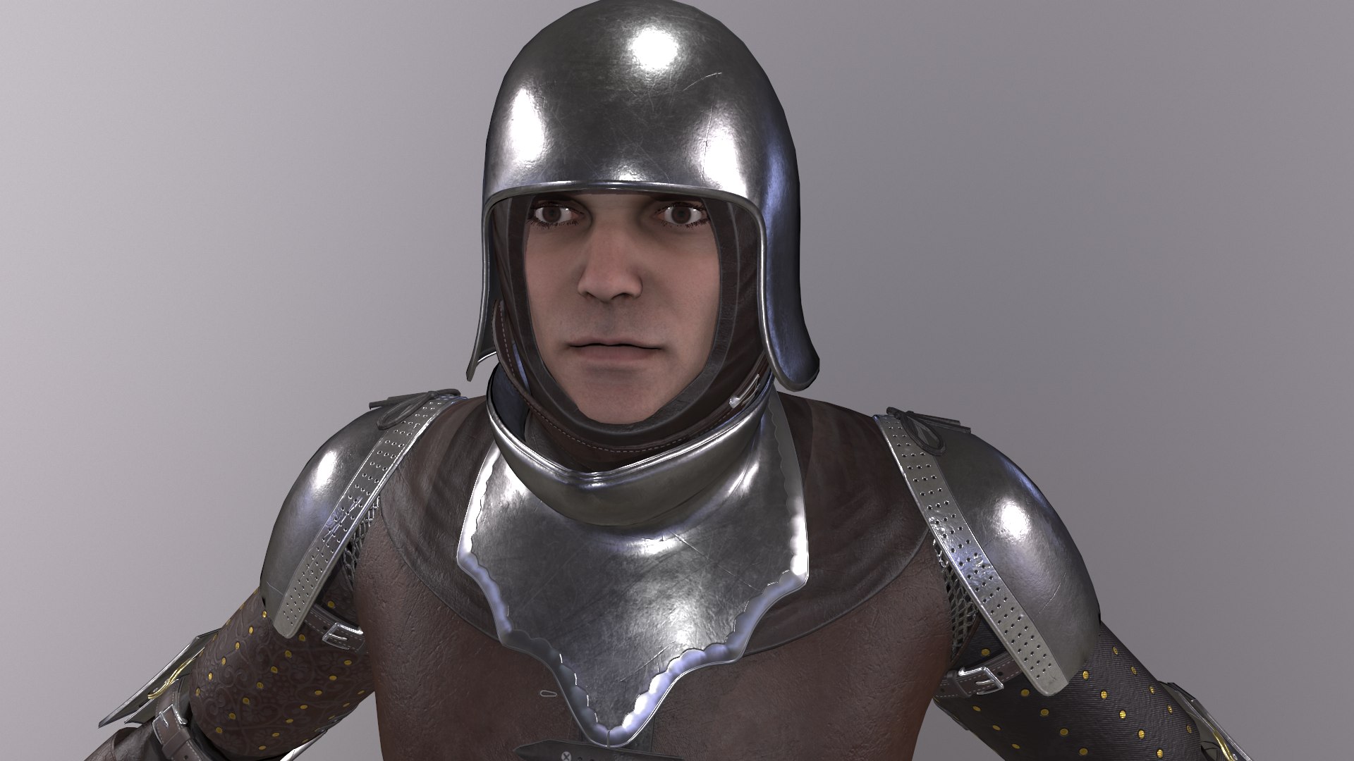 Knight Male Character 3D Model - TurboSquid 1666594