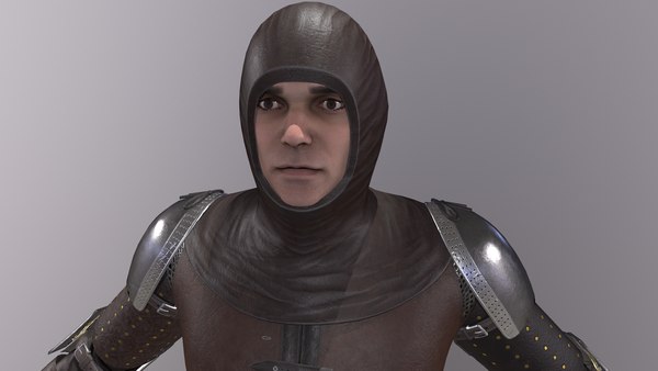Knight male character 3D model - TurboSquid 1666594