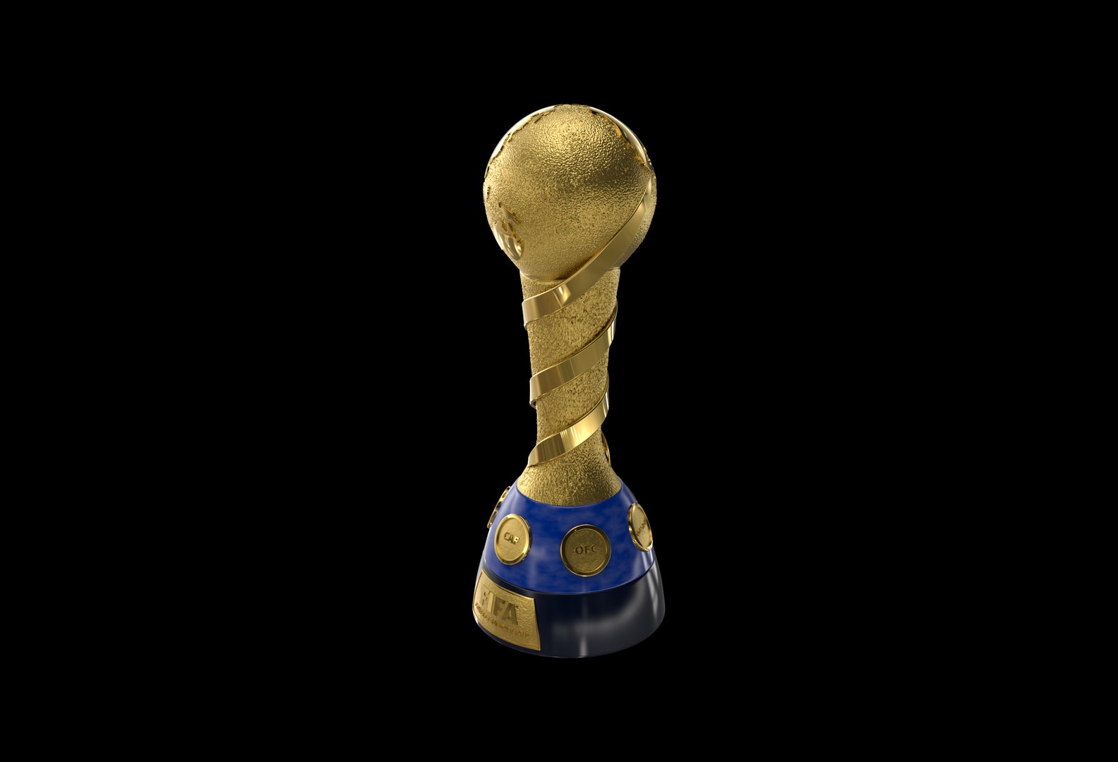 Football Cup Trophy 3D Model - TurboSquid 2283223