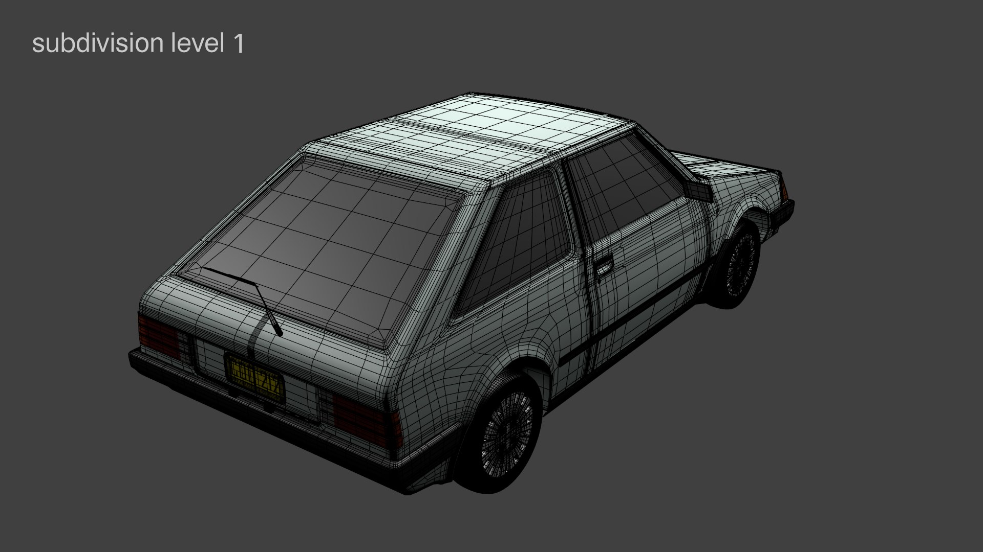 3D Mazda 323 Model - TurboSquid 1436641