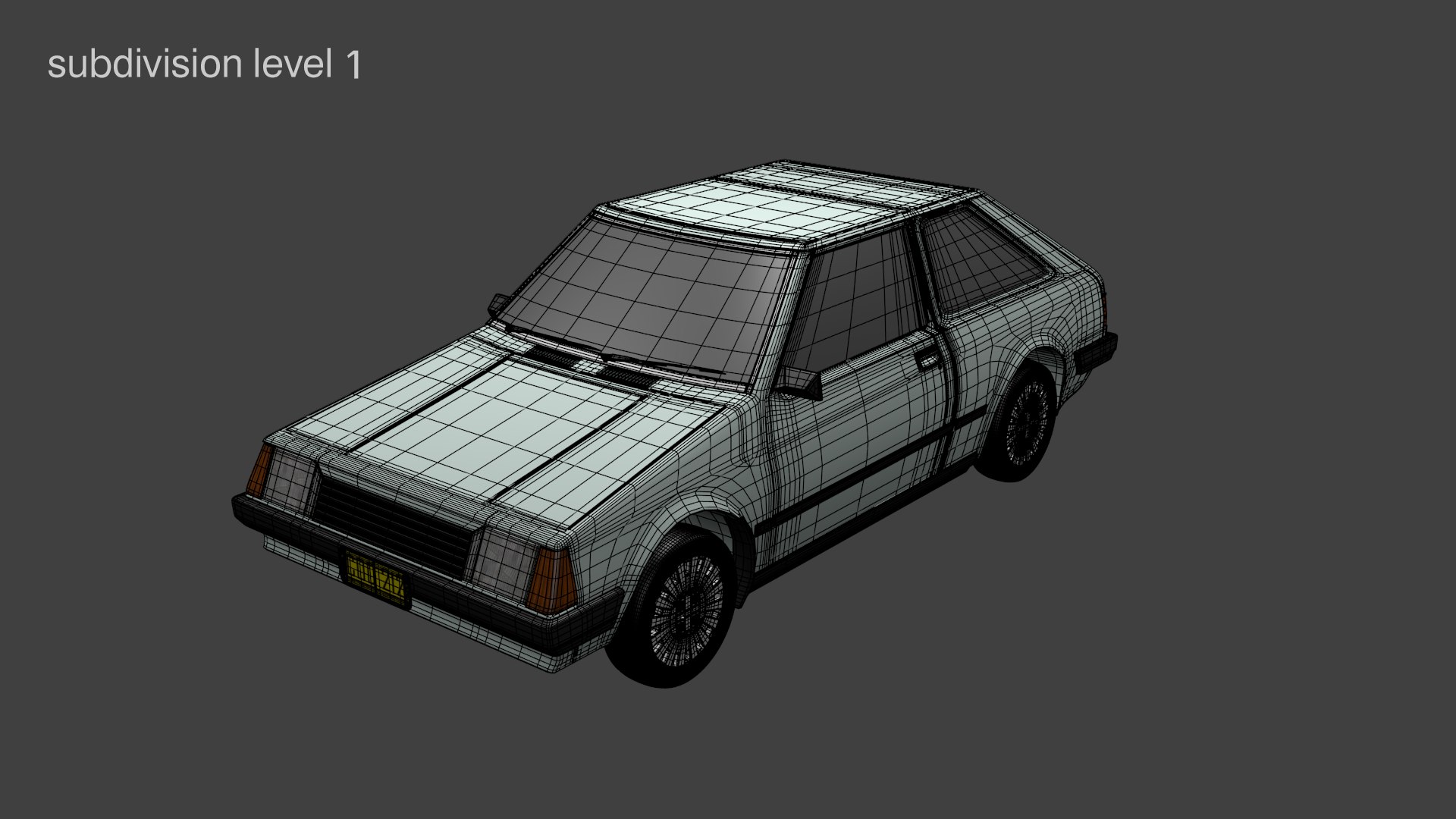 3D Mazda 323 Model - TurboSquid 1436641