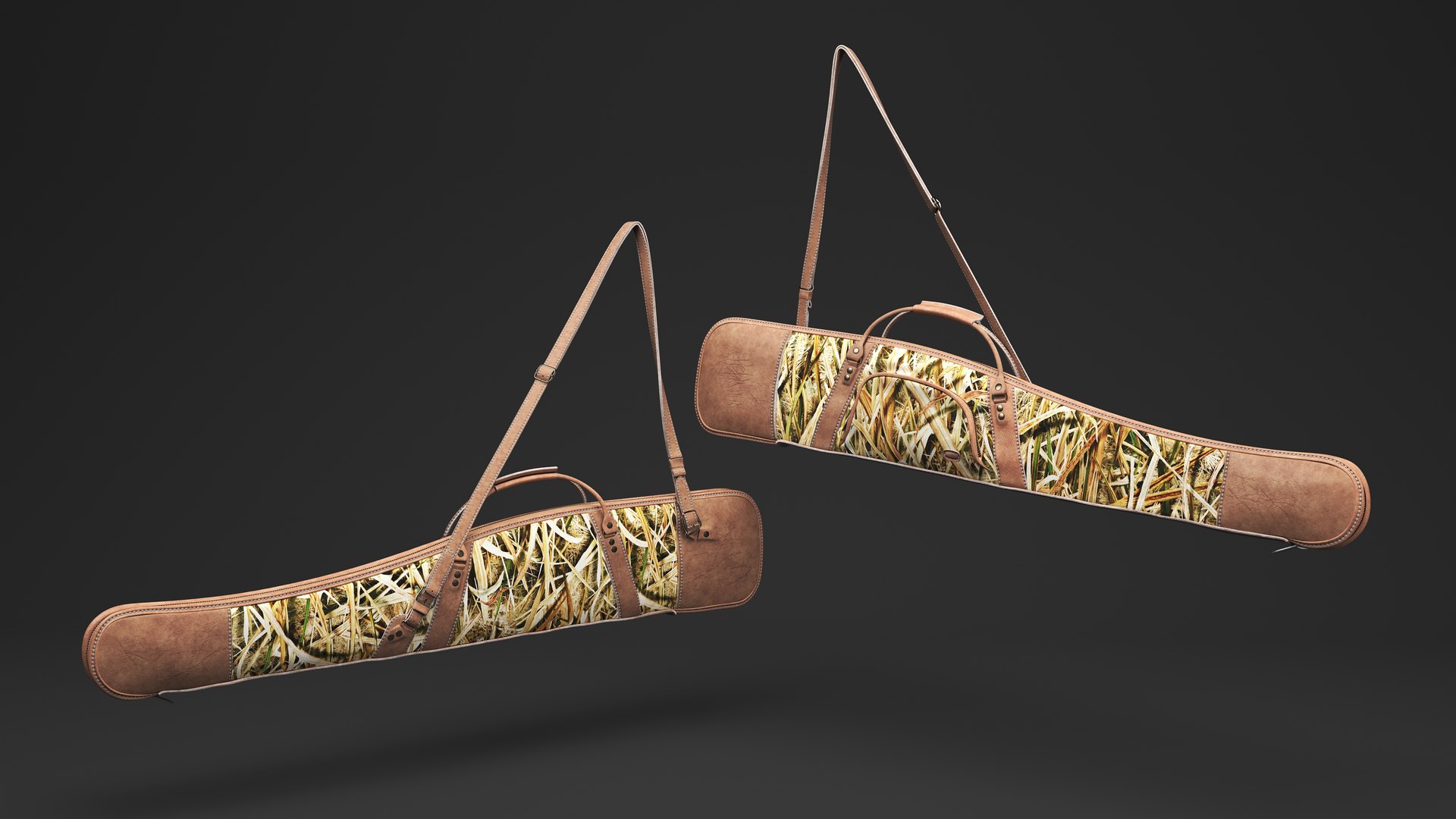 Hunter Gun Bag with Shoulder Strap 3D model - TurboSquid 2108485