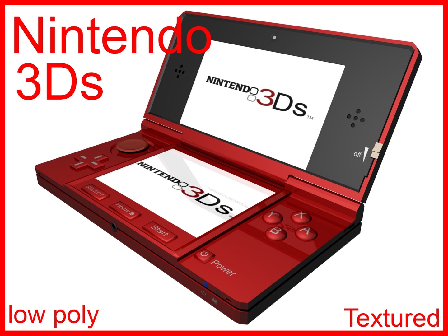 3dsmax Hand-held Nintendo