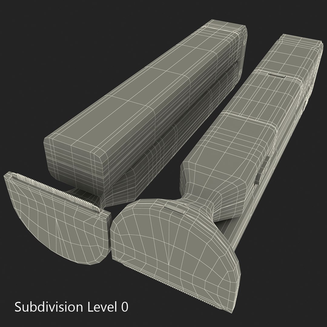 3d model of hair shaver