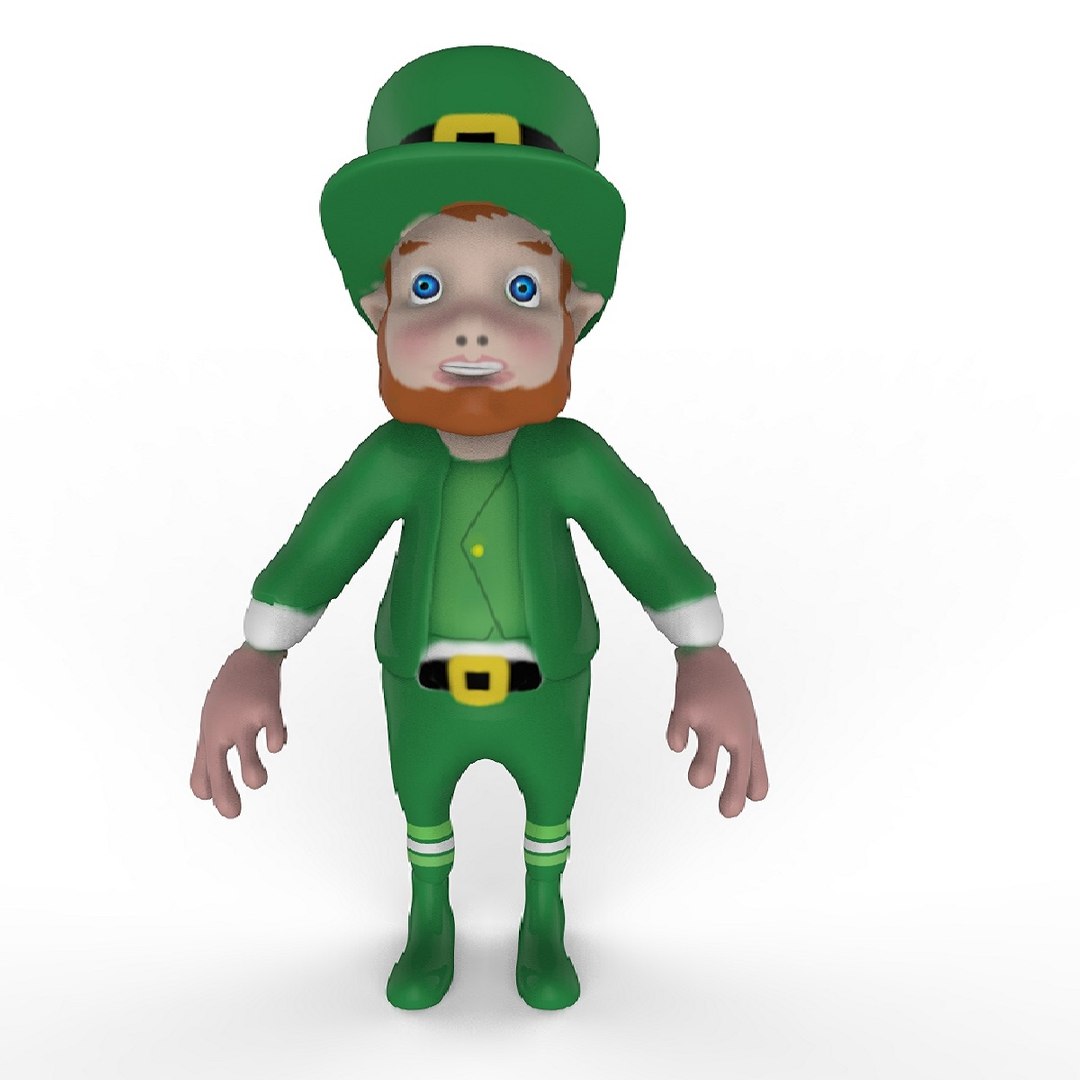 St Patrick Elf 3D - TurboSquid 1260032