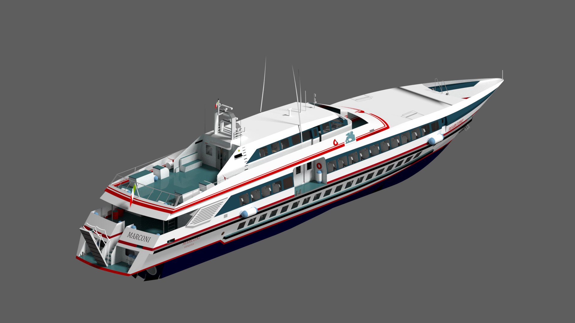 3D Ferries Interior Model - TurboSquid 1168481