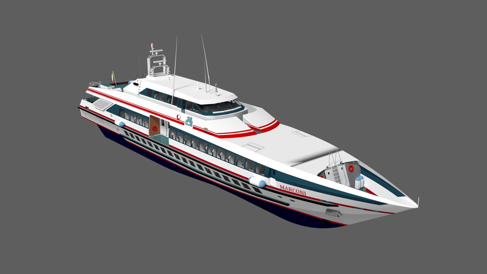 3D Ferries Interior Model - TurboSquid 1168481