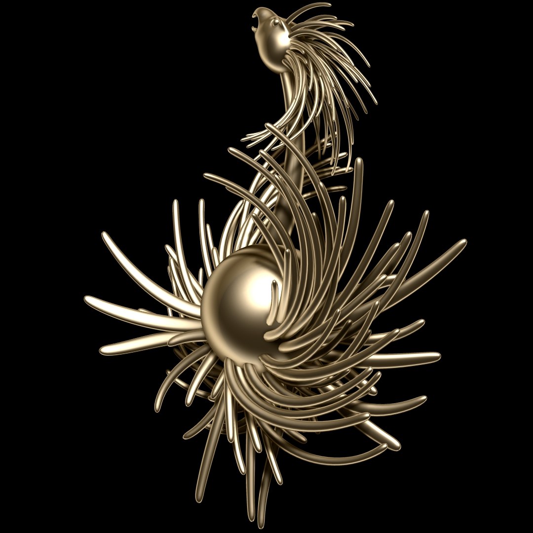 3d Model Phoenix Bird
