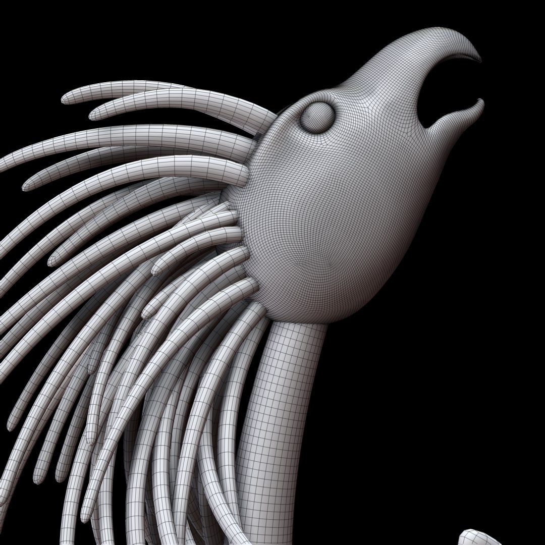3d Model Phoenix Bird