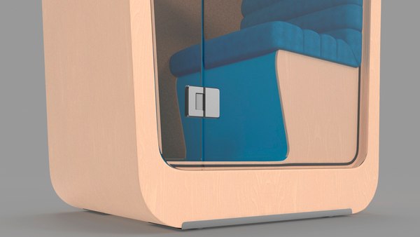 modelo 3d Cabina telefónica de oficina moderna - TurboSquid 2206789