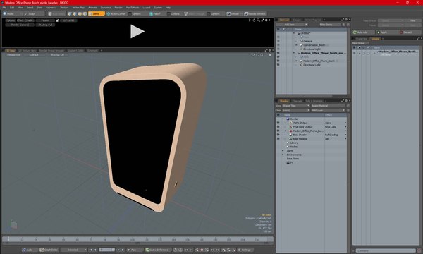 modelo 3d Cabina telefónica de oficina moderna - TurboSquid 2206789