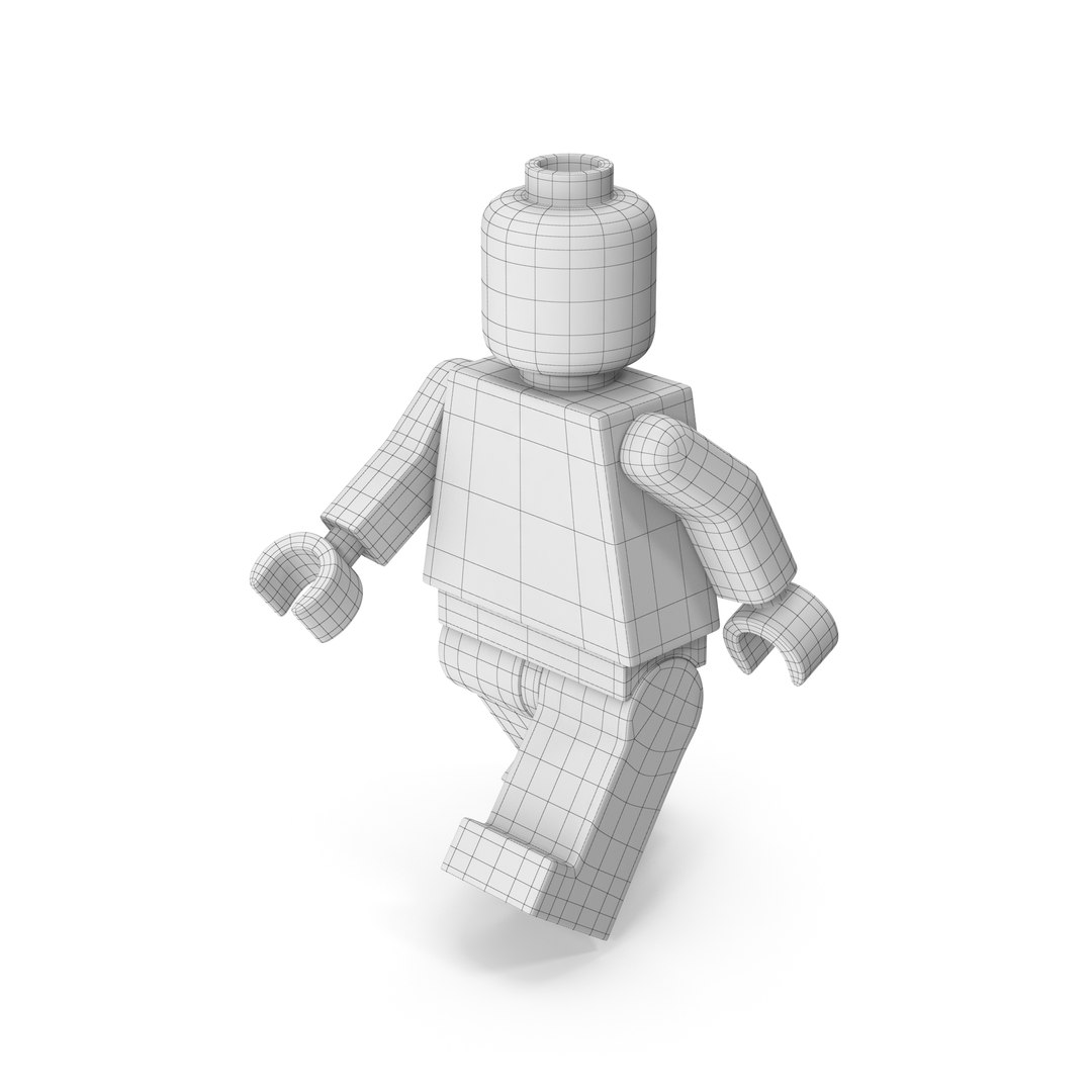 3D Walking Naked Legoman - TurboSquid 2209619