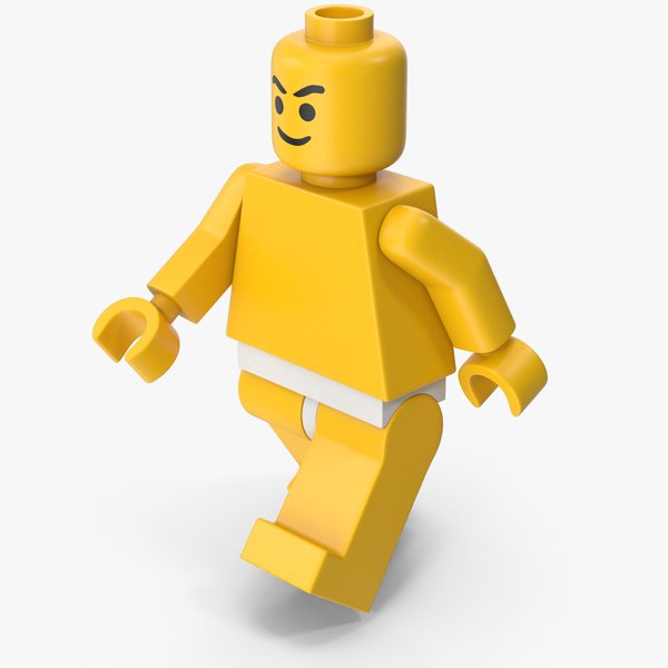 modelo 3d Hombre Lego desnudo caminando - TurboSquid 2209619