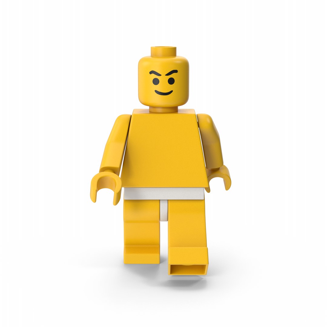 3D Walking Naked Legoman - TurboSquid 2209619
