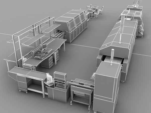 production line 3d max