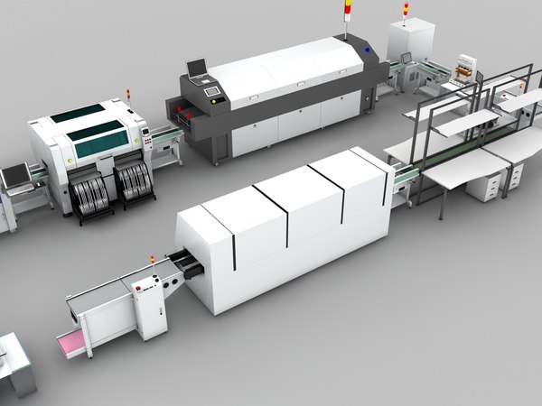 production line 3d max