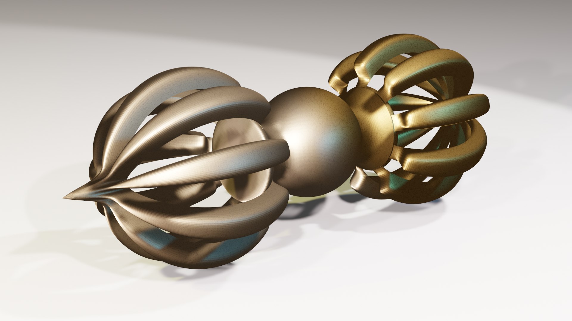 3D Model Golden Vajra - TurboSquid 1954338
