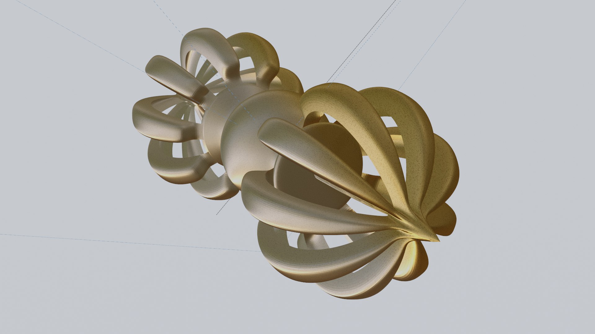 3D Model Golden Vajra - TurboSquid 1954338
