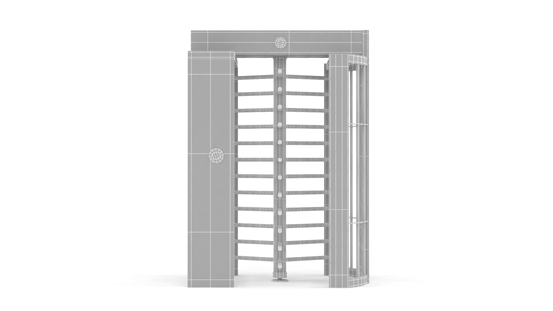 3D Turnstile Gate - TurboSquid 2341582