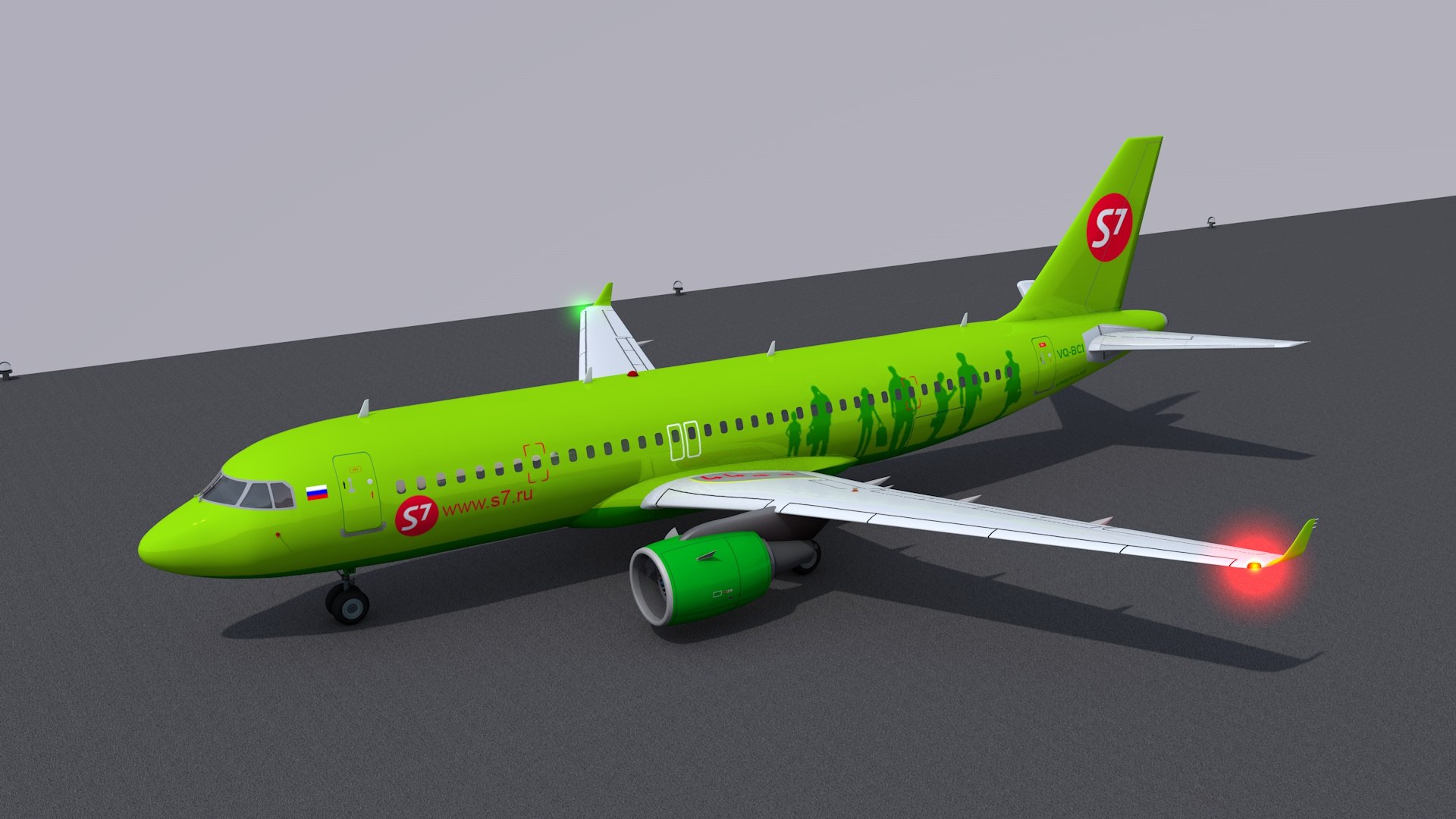 A320 s7 model - TurboSquid 1563680
