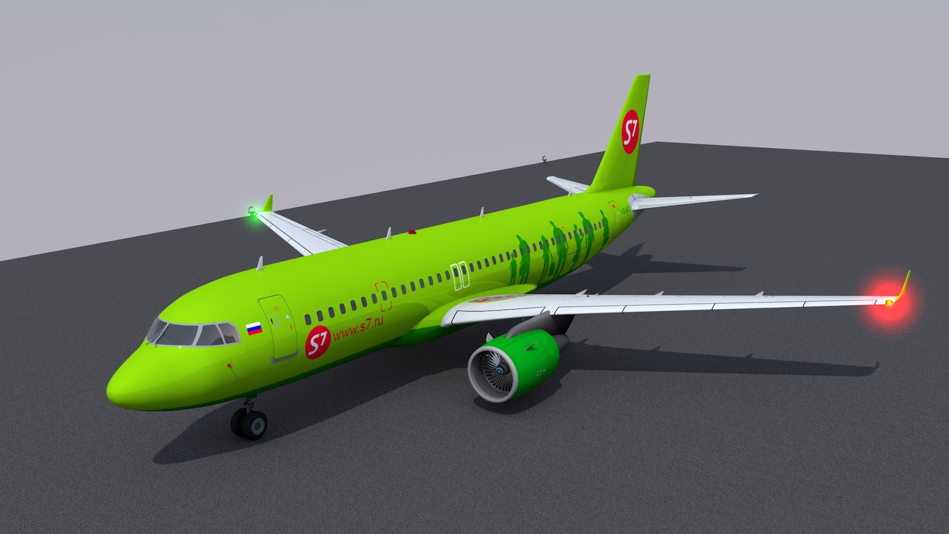 A320 s7 model - TurboSquid 1563680