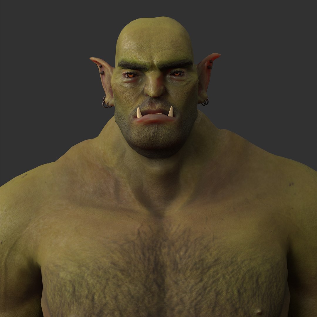 3D Realistic Character Orc Warrior Game Ready Low-poly - TurboSquid 1713969