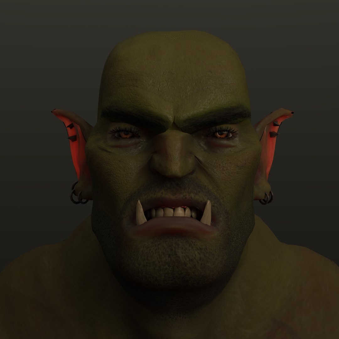 3D Realistic Character Orc Warrior Game Ready Low-poly - TurboSquid 1713969