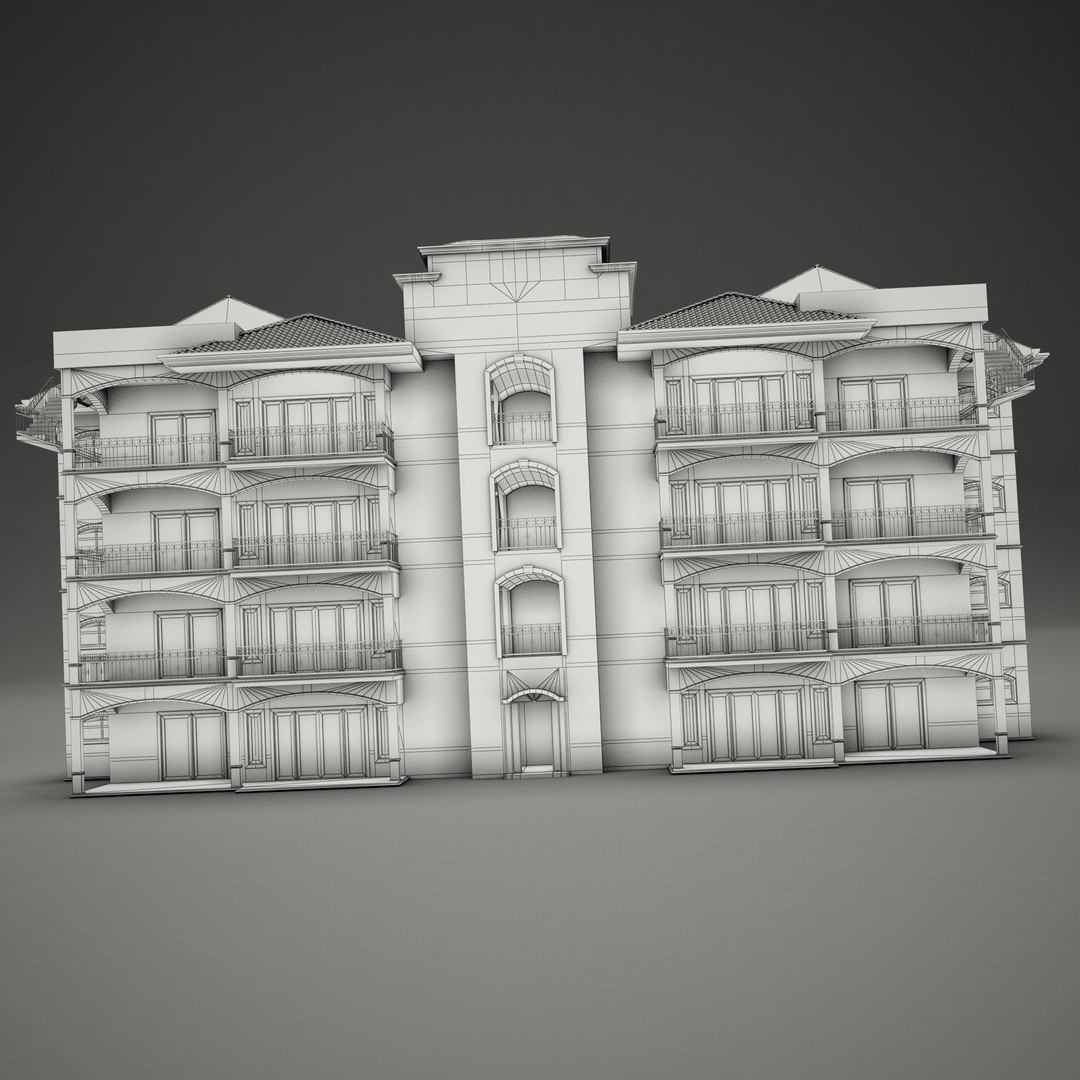 Tropical Latin Beach Tower 3d Model