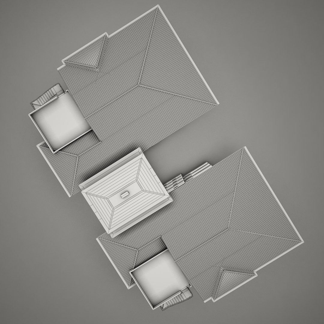 Tropical Latin Beach Tower 3d Model