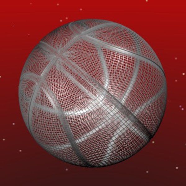 3d model basketball ball