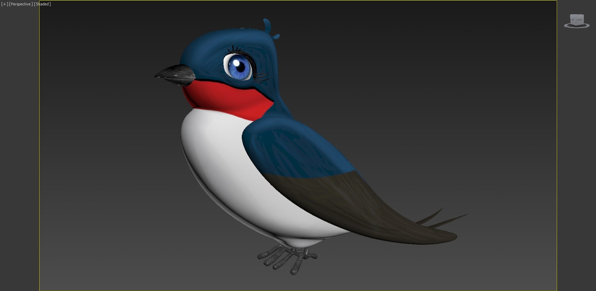 3D Swallow Sitting Flying - TurboSquid 1309190