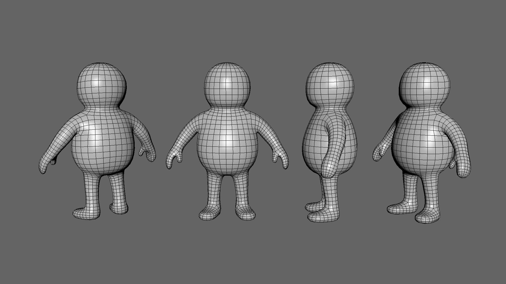 3D Model Stickman 05 Rigged Low Poly - TurboSquid 2319909